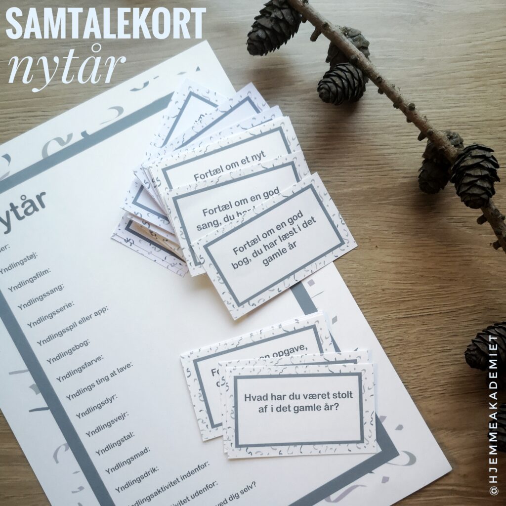 Samtalekort og refleksionsark til Nytår og januar(PDF) – Majken van Dijk