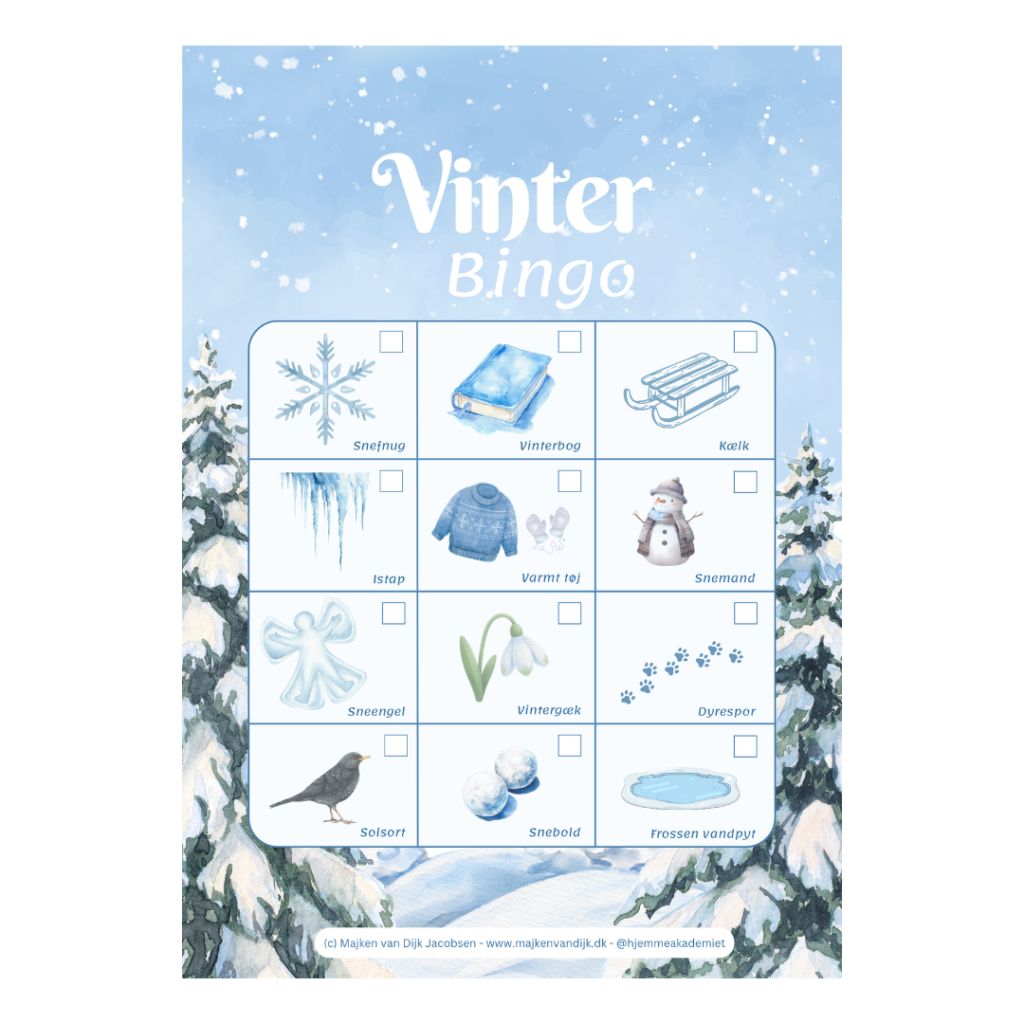Vinterbingo (PDF) – Majken van Dijk